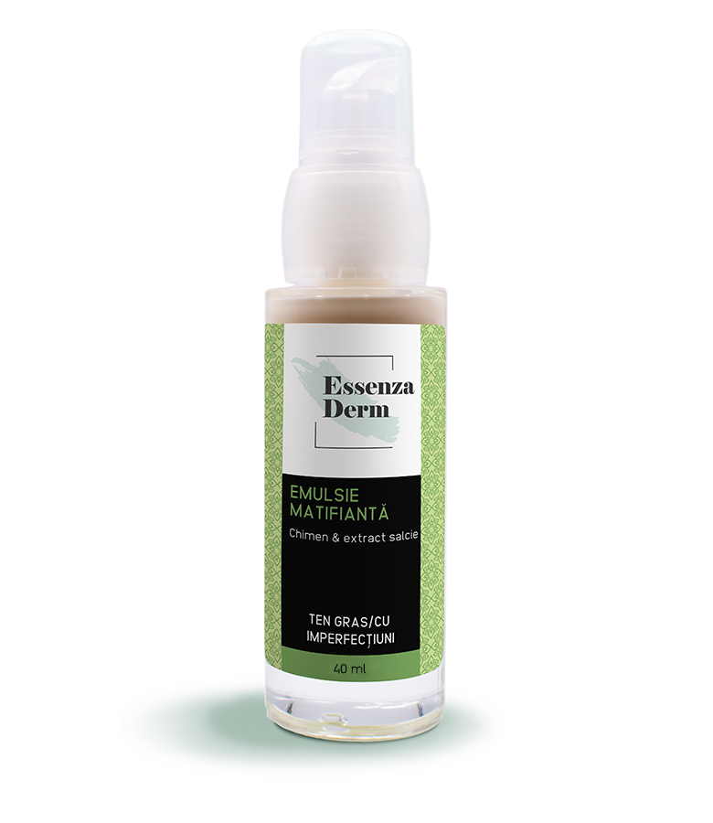 Emulsie matifiantă ten gras/imperfecțiuni | EssenzaDerm Skincare